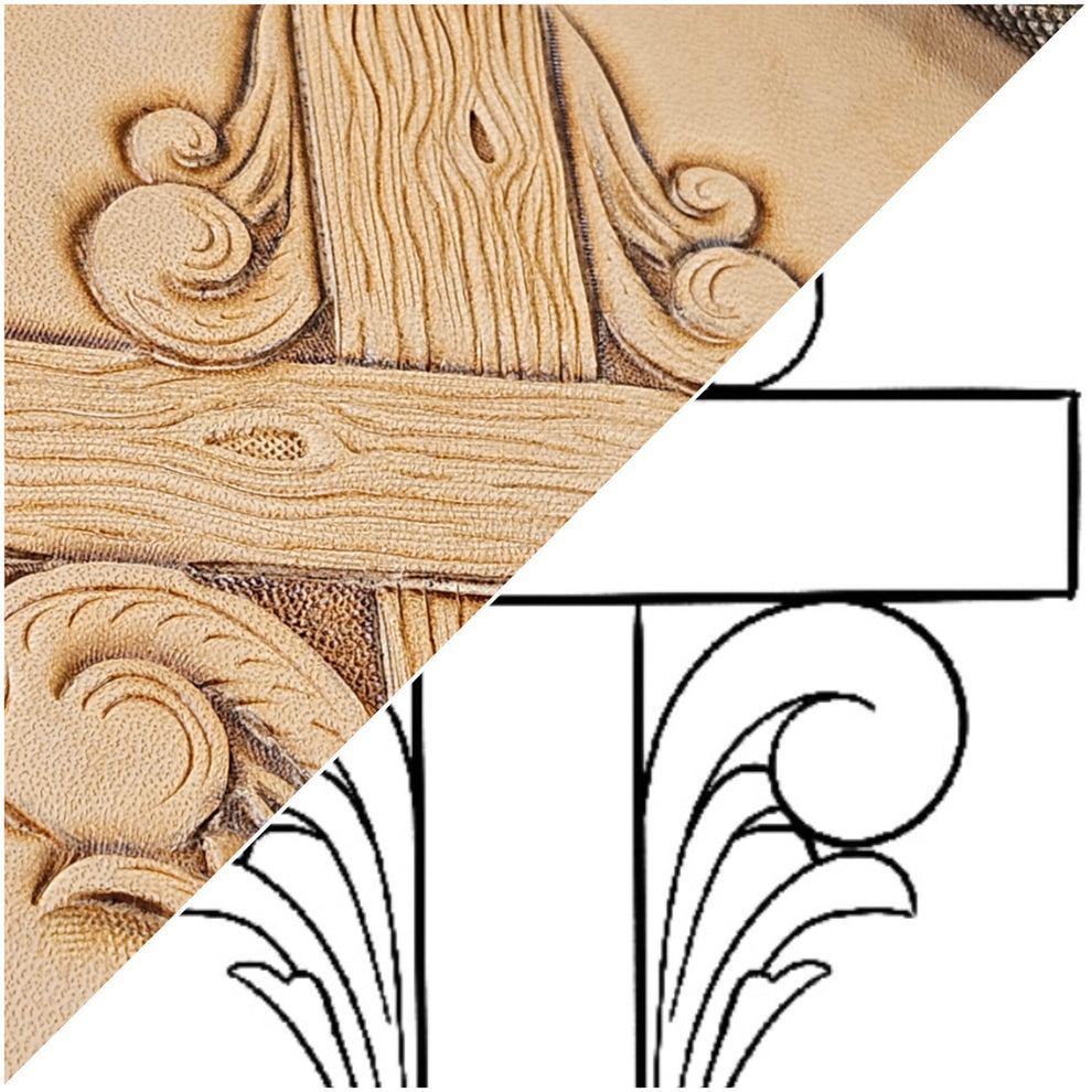 Toolin Tuesday: Woodgrain Pattern – Attack Line Leather